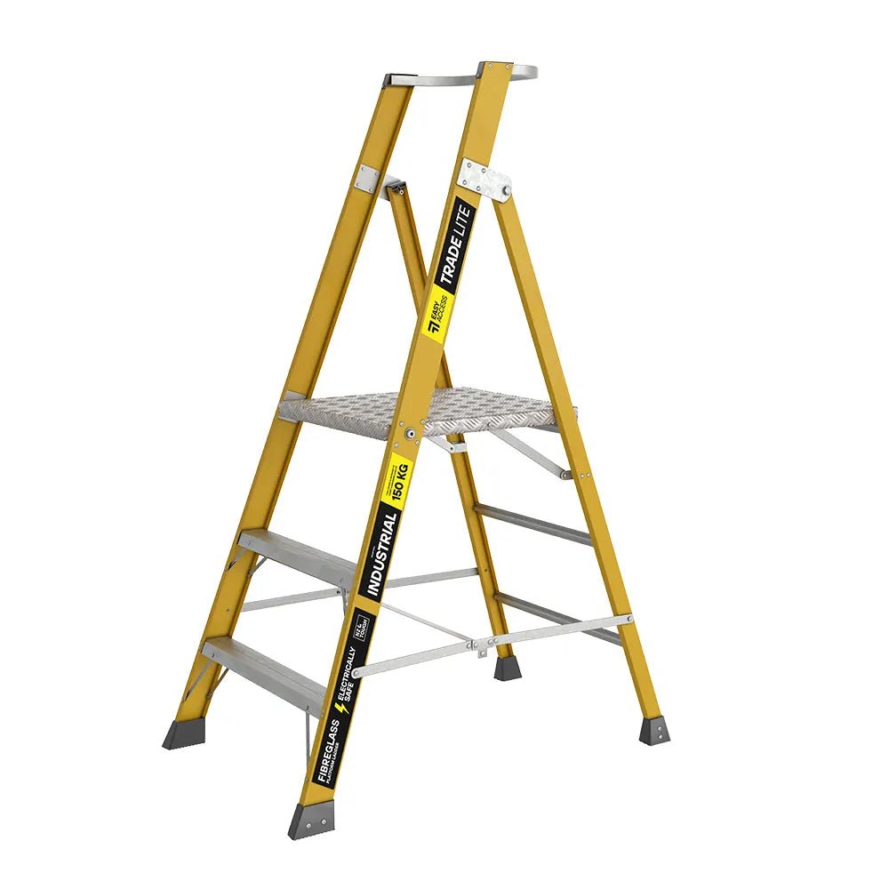 TradeLite Fibreglass Platform Ladders | Easy Access – Easy Access NZ